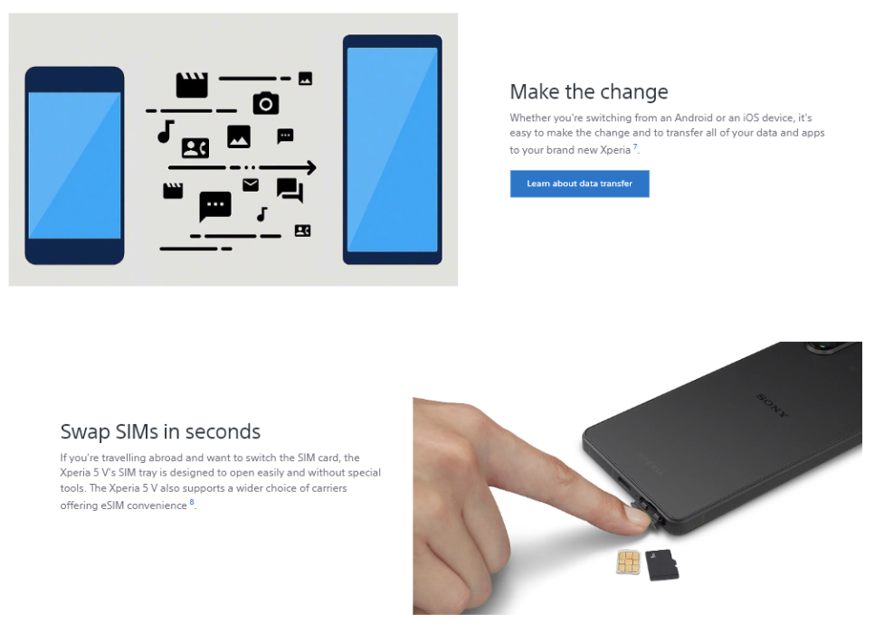 Sony Xperia 5 V 8GB+256GB - 1 Year Warranty | Compact and Sleek Design ...