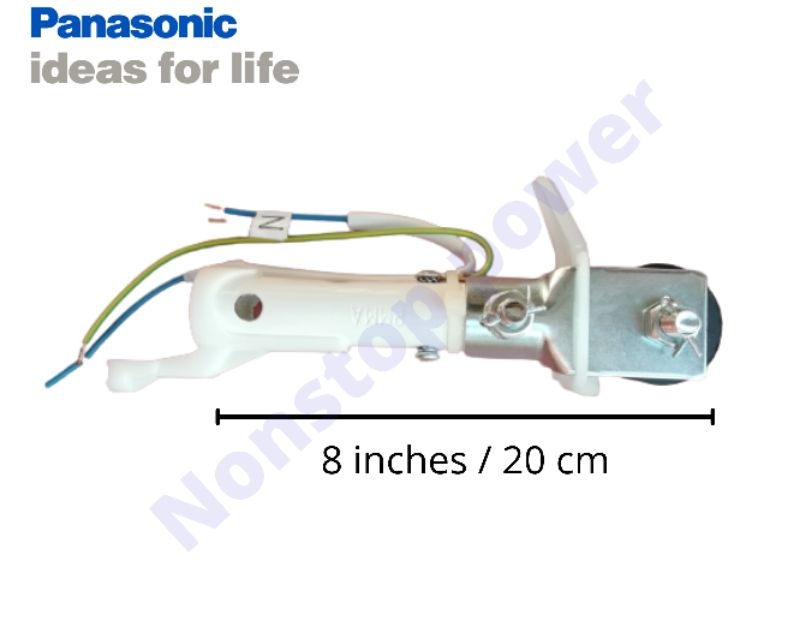 PANASONIC / KDK Ceiling Fan 6" / 8" Fan Rod Pipe Set With Rubber Bush ...