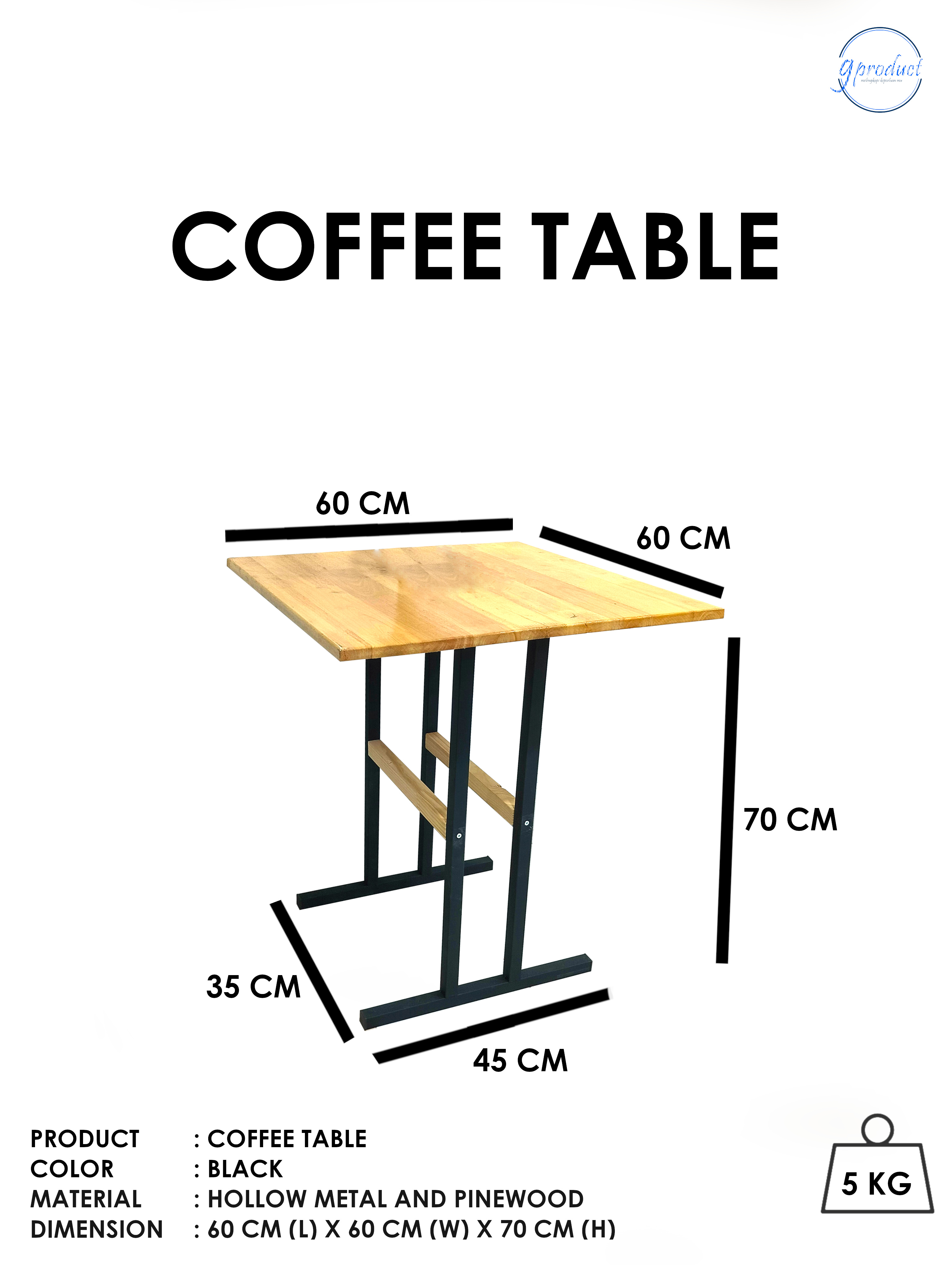 Coffee Table set | meja kopi | bangku | Shopee Malaysia