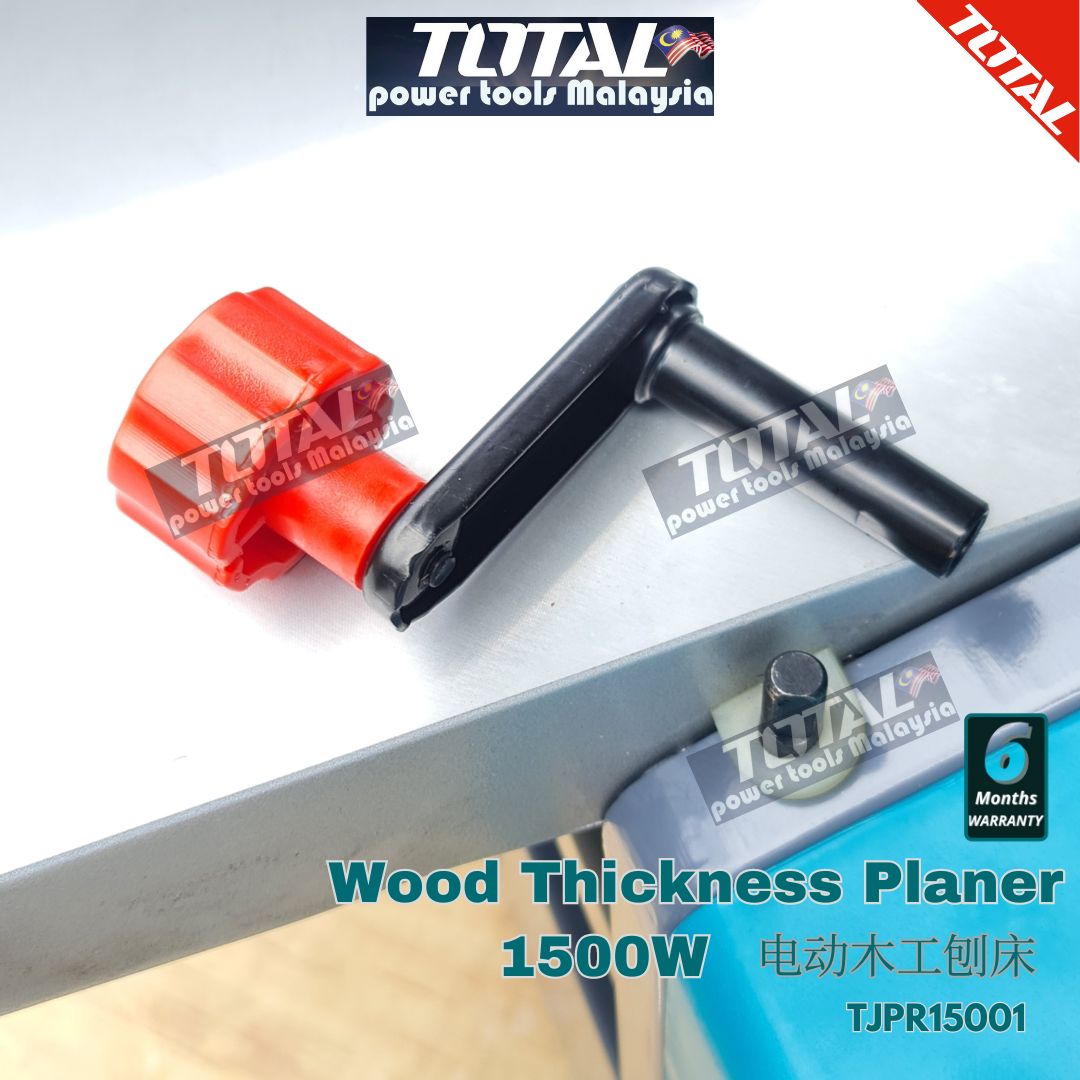 TOTAL Electric 8'' Bench Top 1500W wood thickness planer Jointer/Planer ...