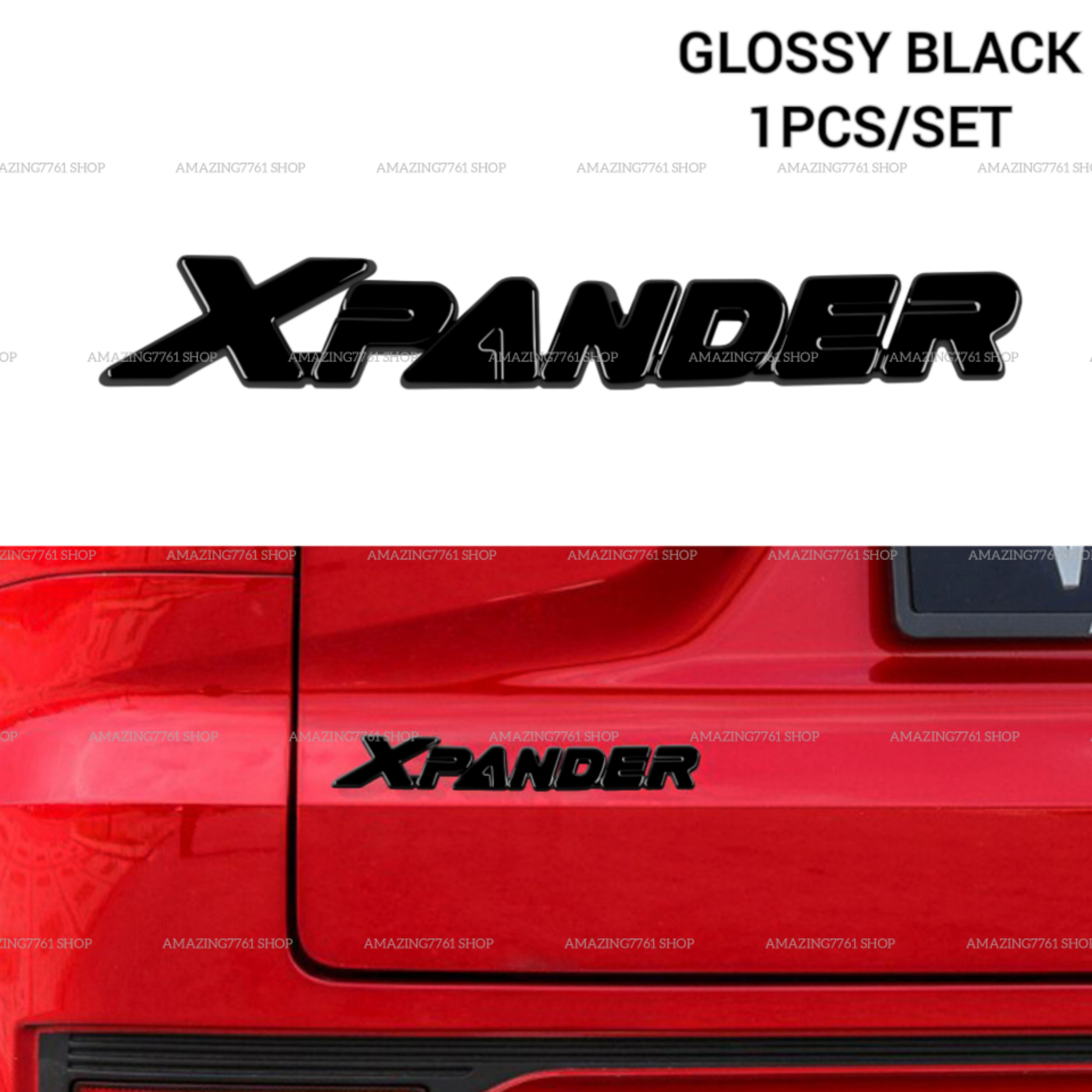 AMAZING MITSUBISHI XPANDER CAR REAR XPANDER LOGO EMBLEM FRAME COVER ...