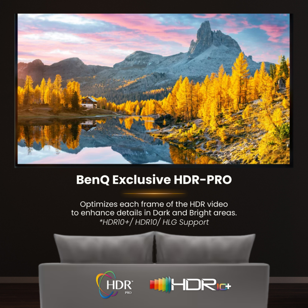 BenQ W4000i | HDR LED 3200lm 100% DCI-P3 Home Theater 4K Cinema ...