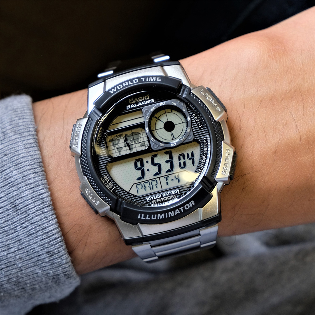 Casio Youth Digital Men's Watch AE-1000WD-1AV | Shopee Malaysia