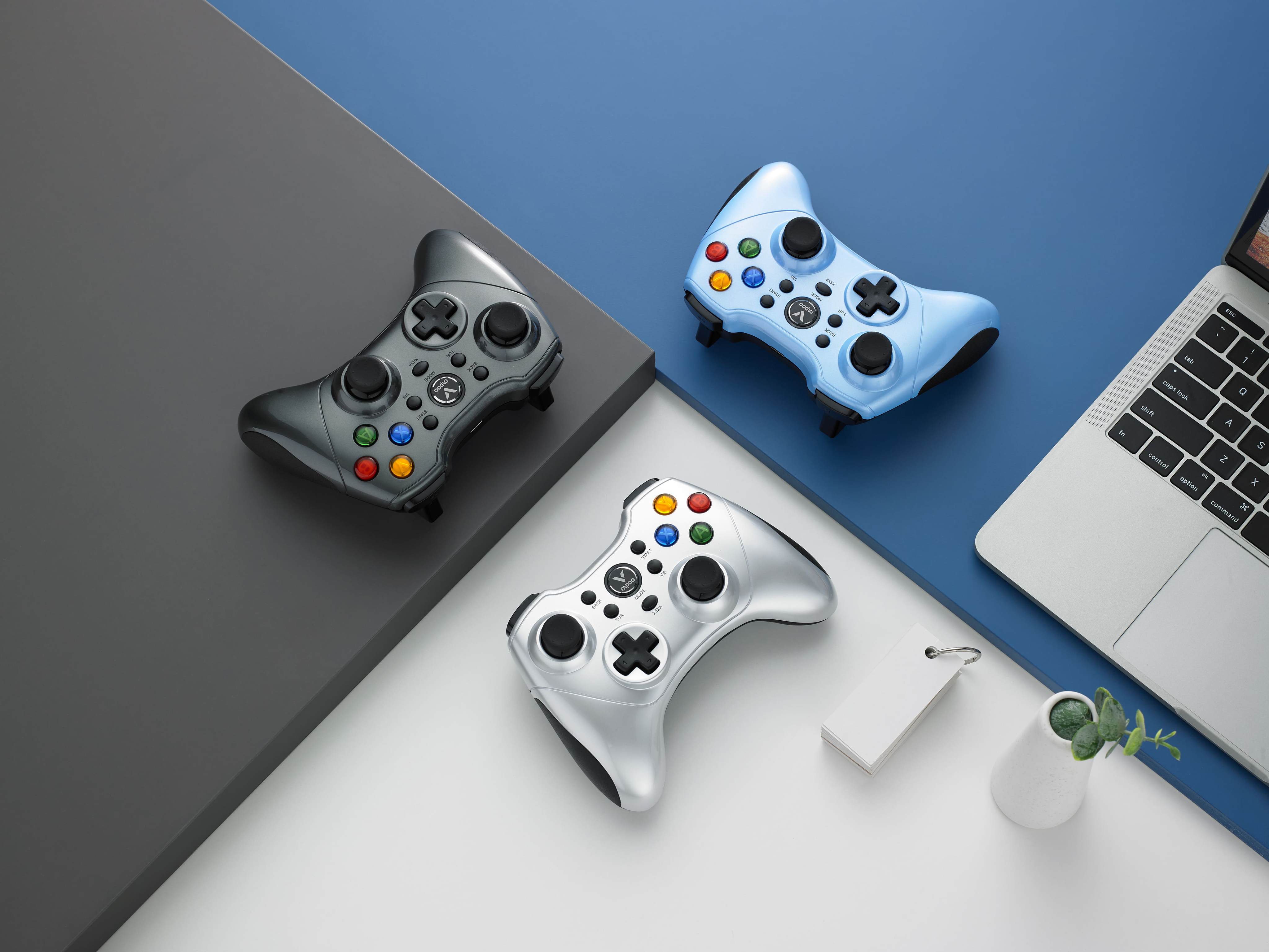 Rapoo V600S Wireless Gaming Controller Electric Vibration Gamepad - 2 ...