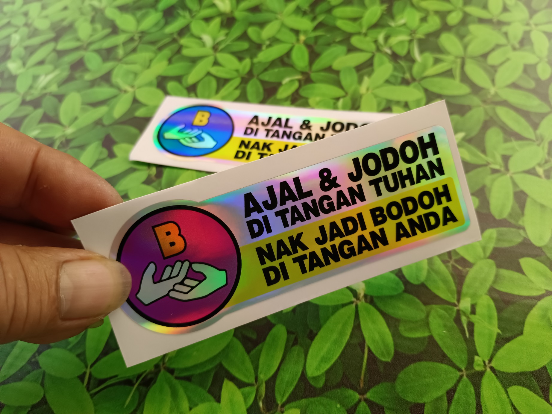 Sticker Ajal Jodoh Bodoh Nak Jadi Bodoh Di Tangan Anda Sticker Decal ...