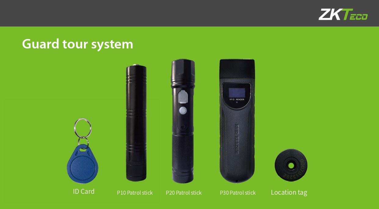 ZKTeco ZK Guard Tour Patrol Patrolling System Stick w Software and LED ...