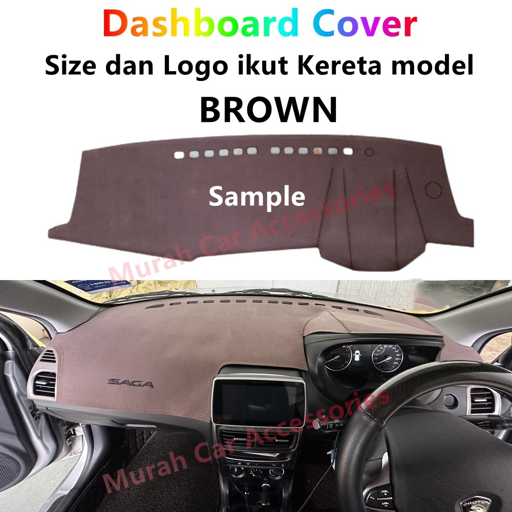 Proton Car dashboard cover high quality Suede Color model S70 Saga Wira Waja Persona Exora Iriz ...