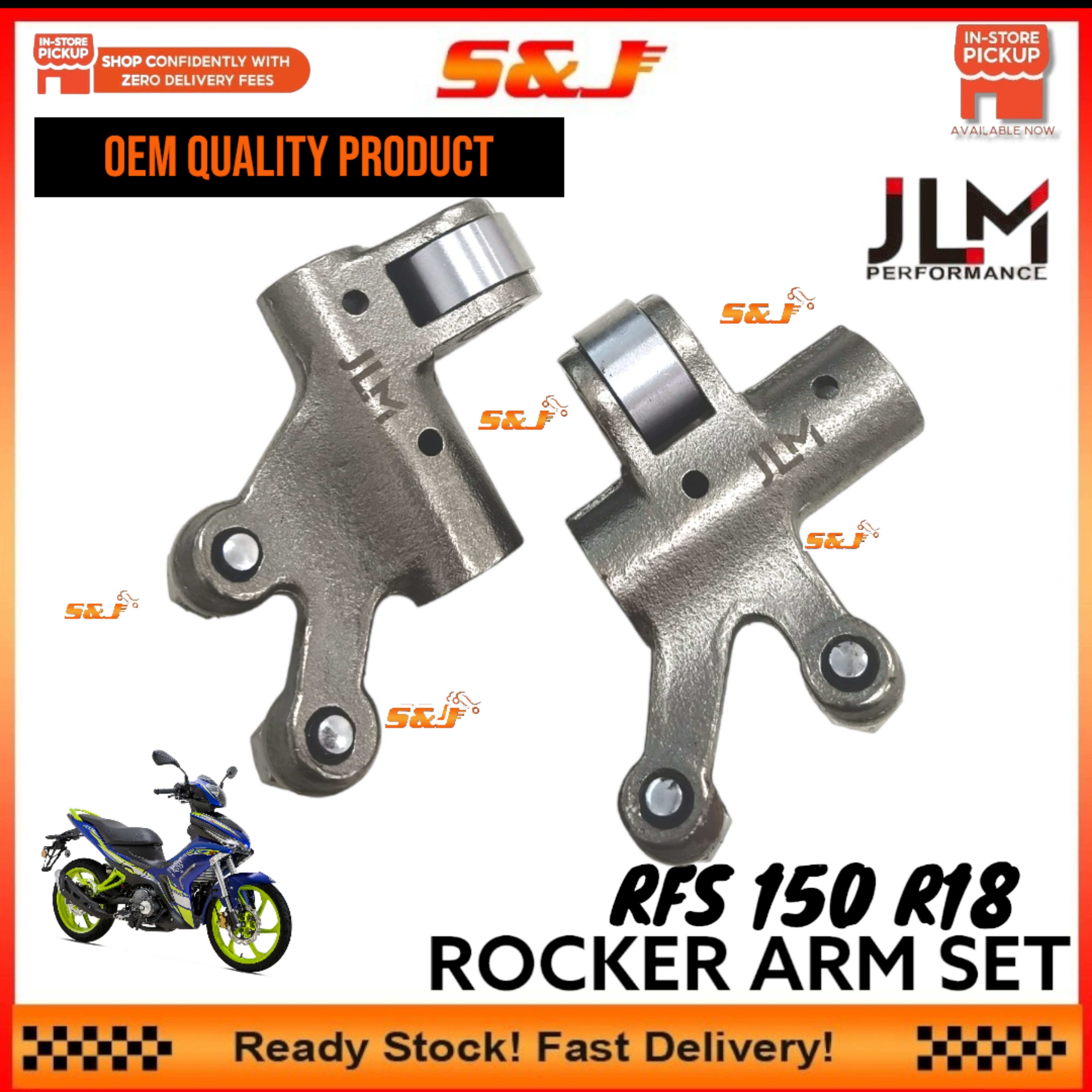 JLM BENELLI RFS150 RFS 150 OEM ROCKER ARM SET WITH TAPPET SCREW ...