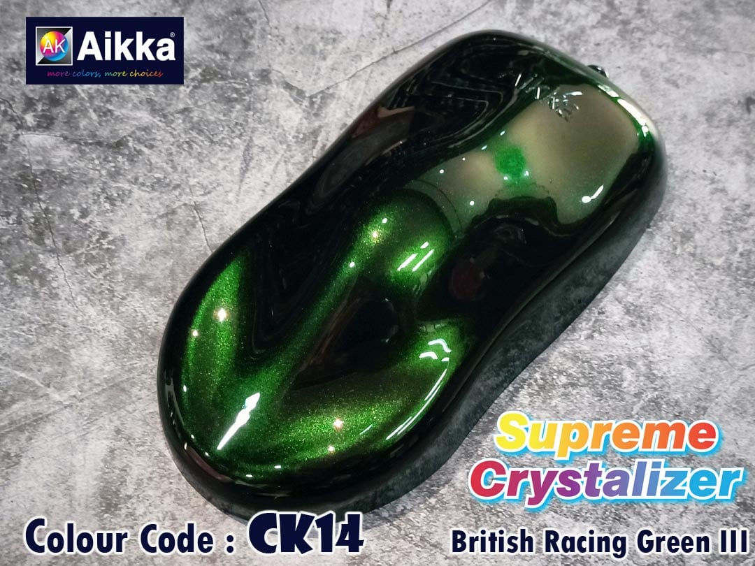 2K Paint 【 AIKKA CK14 British Racing Green III 】 SUPREME CRYSTALIZER Color Car Motor Paint DIY ...