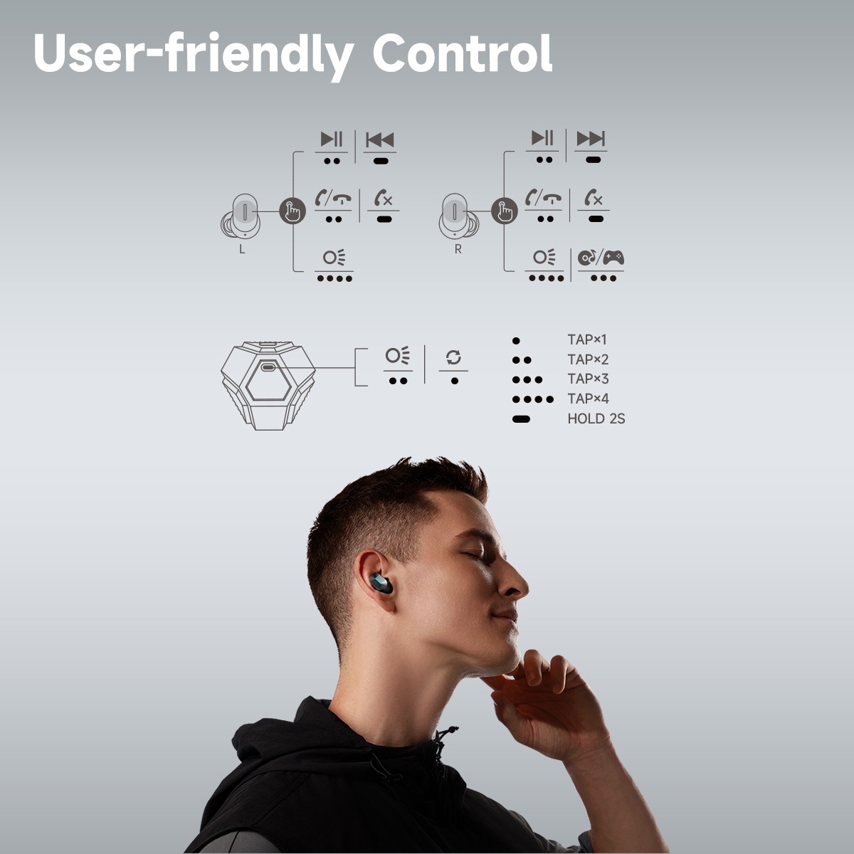 Edifier Hecate GX05 Wireless Earbuds - Hi-Res Audio | 2.4 GHz Dongle | Zinc Alloy Body | RGB ...