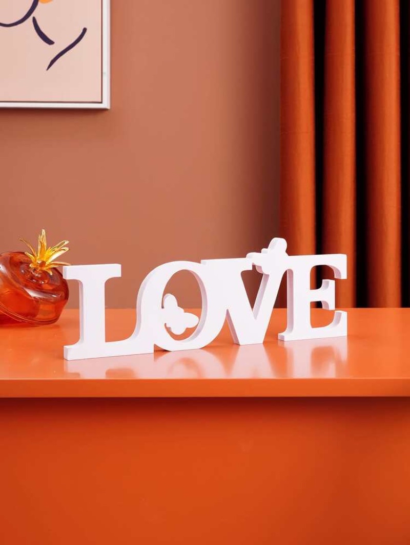 Table Home Decor Wall Decor Alphabet Letter Box Huruf Hiasan Love Wall ...