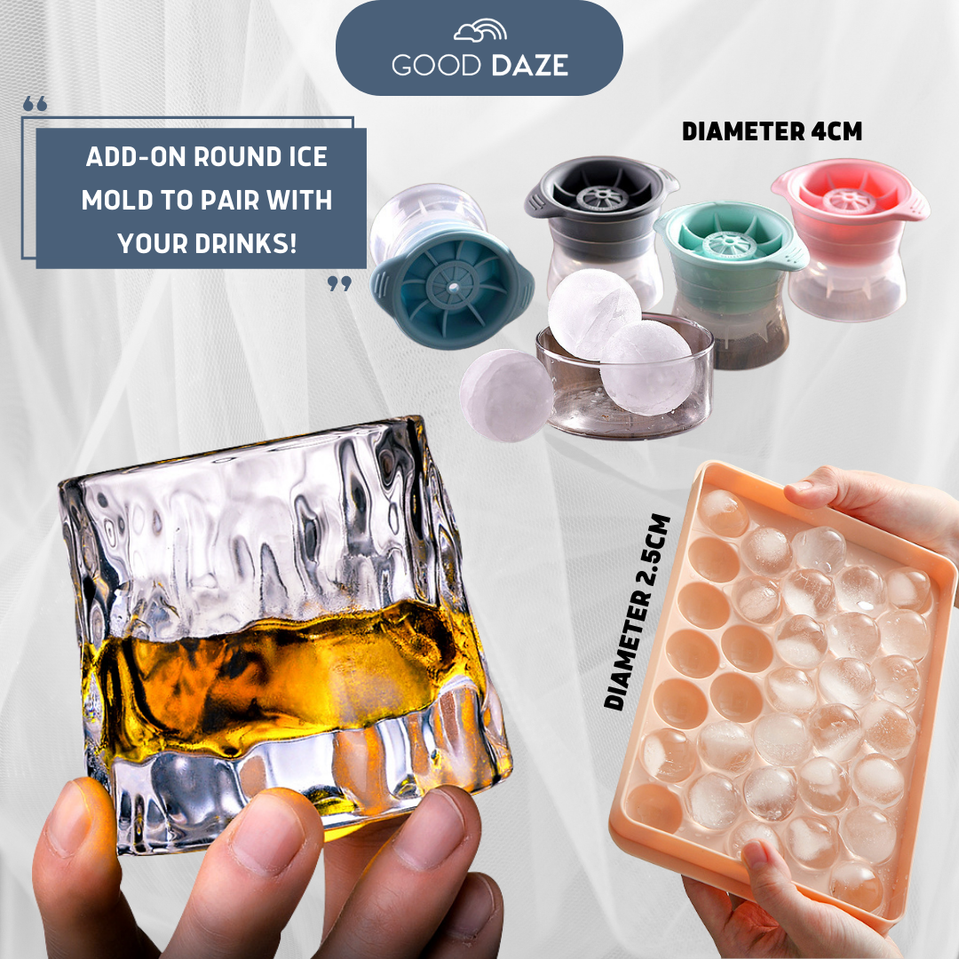 【GOOD DAZE】Wobbly Whiskey Glass whisky glass crystal Classy Liquor ...