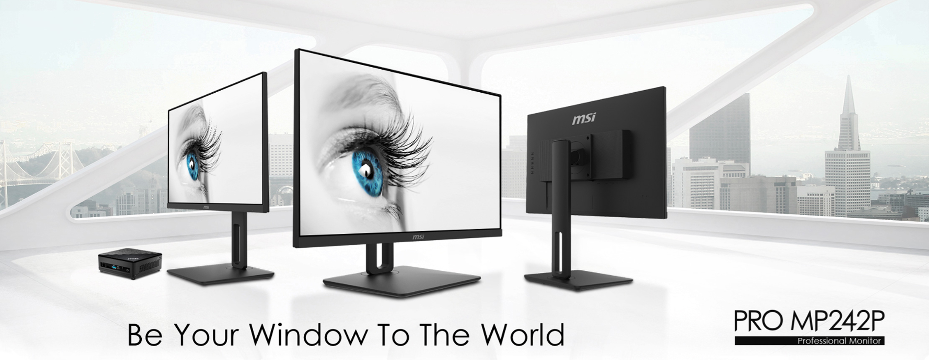 MSI PRO MP242/PRO MP242P 23.8" FHD 75HZ 5MS IPS Business Productivity ...