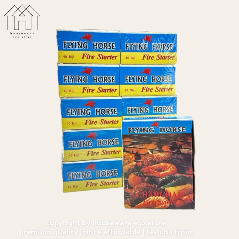 Fire Starter Easy Burn Charcoal / Arang Kayu BBQ Coconut Charcoal ...