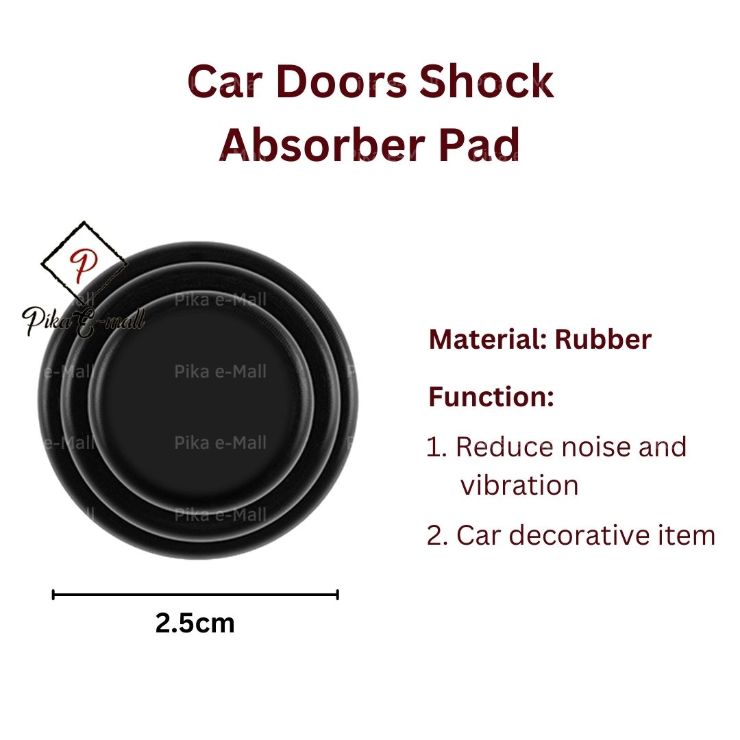 1pcs Universal Car Door Shock Absorber Pad Rubber Sound Proof Pad ...
