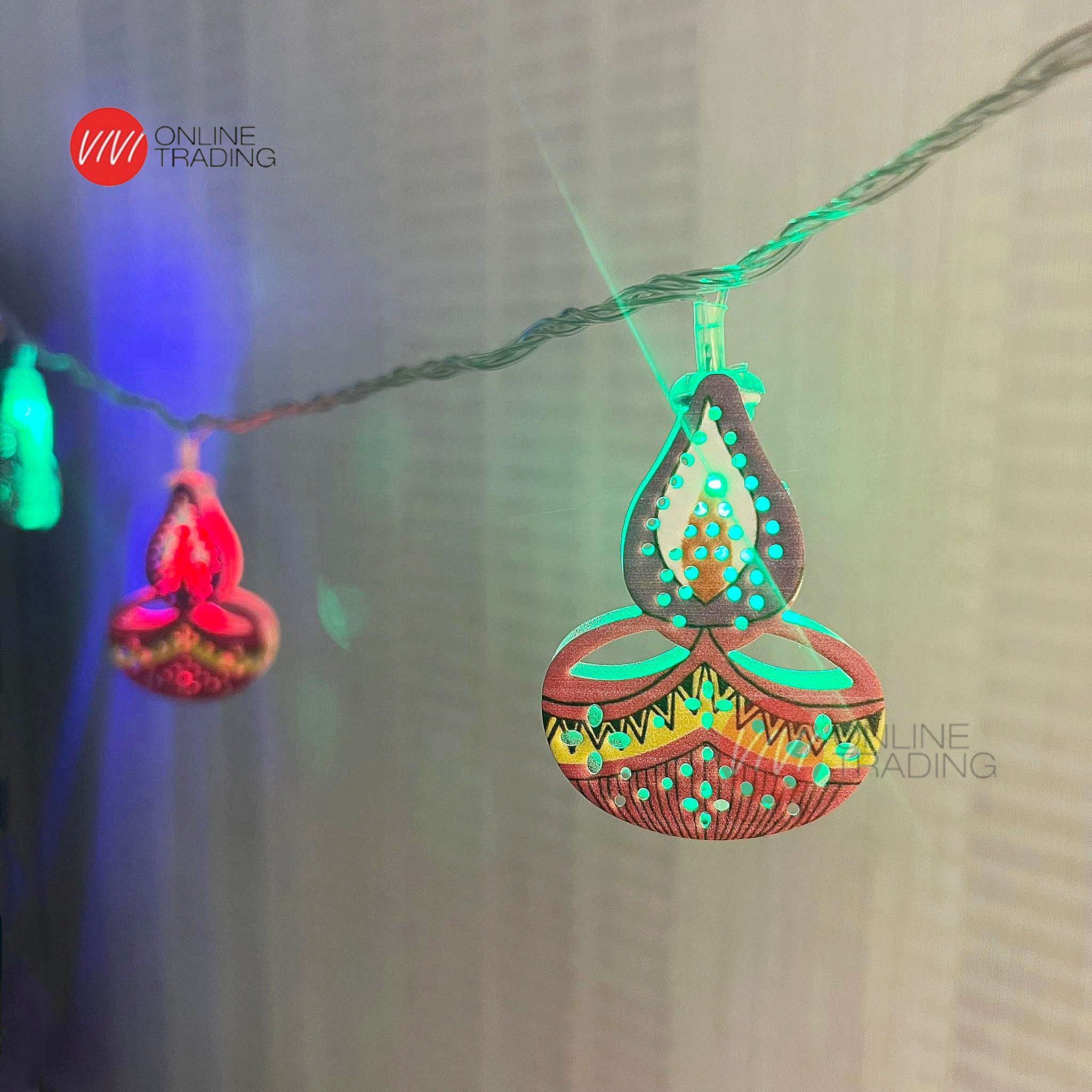Metal Diya Light Deepavali Lighting Festival Decoration Lampu Hiasan ...