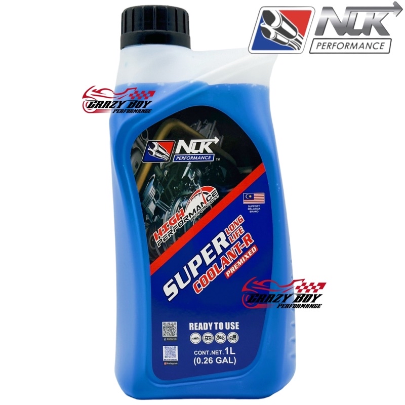 NLK PERFORMANCE SUPER LONG LIFE COOLANT-R PREMIXED 1LITER BLUE COLOUR ...