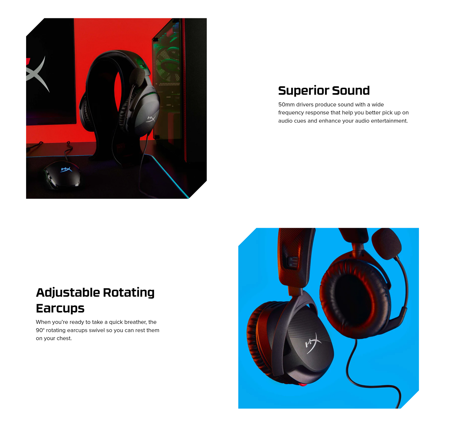 HYPER-X HYPERX CLOUD STINGER / CLOUD STINGER 2 WIRED/WIRELESS COMFORT ...