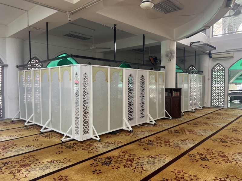 TIRAI @ PARTITION MASJID PARTITION MUSLIMAT Decoration Penghadang surau ...