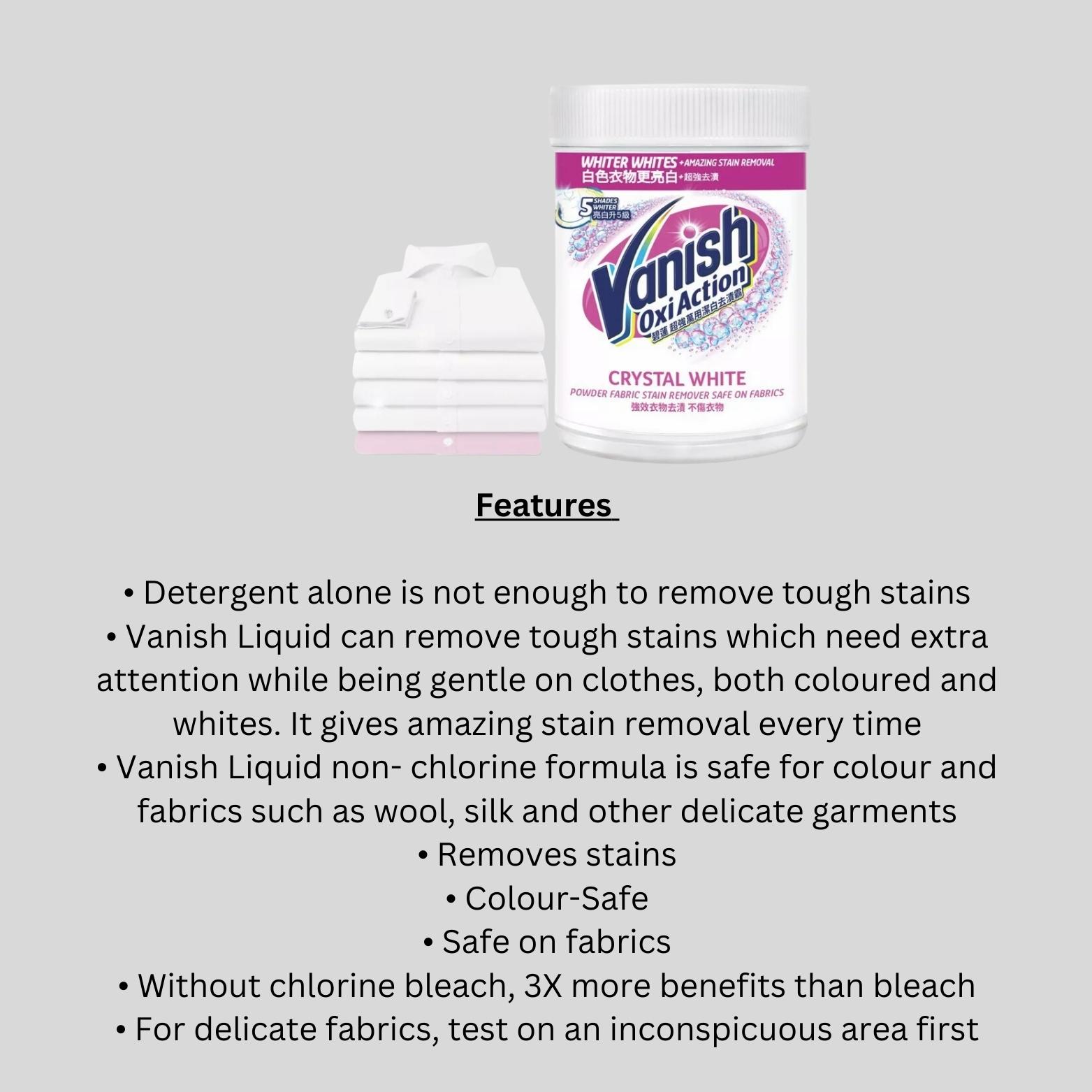 Vanish Fabric Stain Remover Powder Tub 900g | Shopee Malaysia