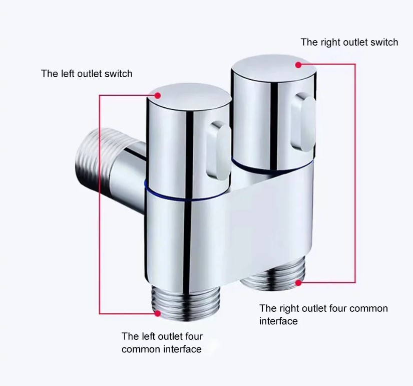 Dual Control Washing Machine Tap Dual Faucet Bidet Dual Control Valve ...