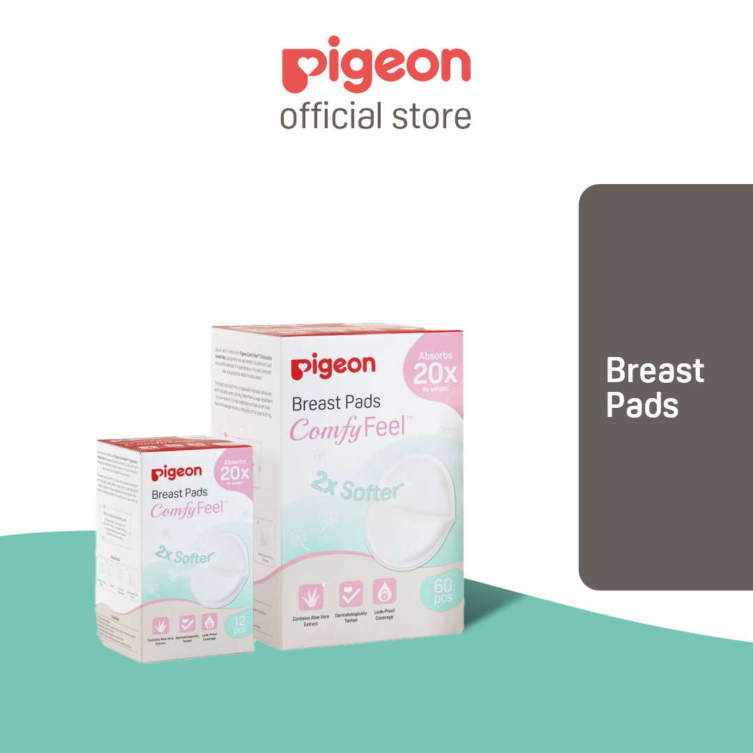 PIGEON ComfyFeel Breast Pads (12s / 60s / 100s) | Shopee Malaysia