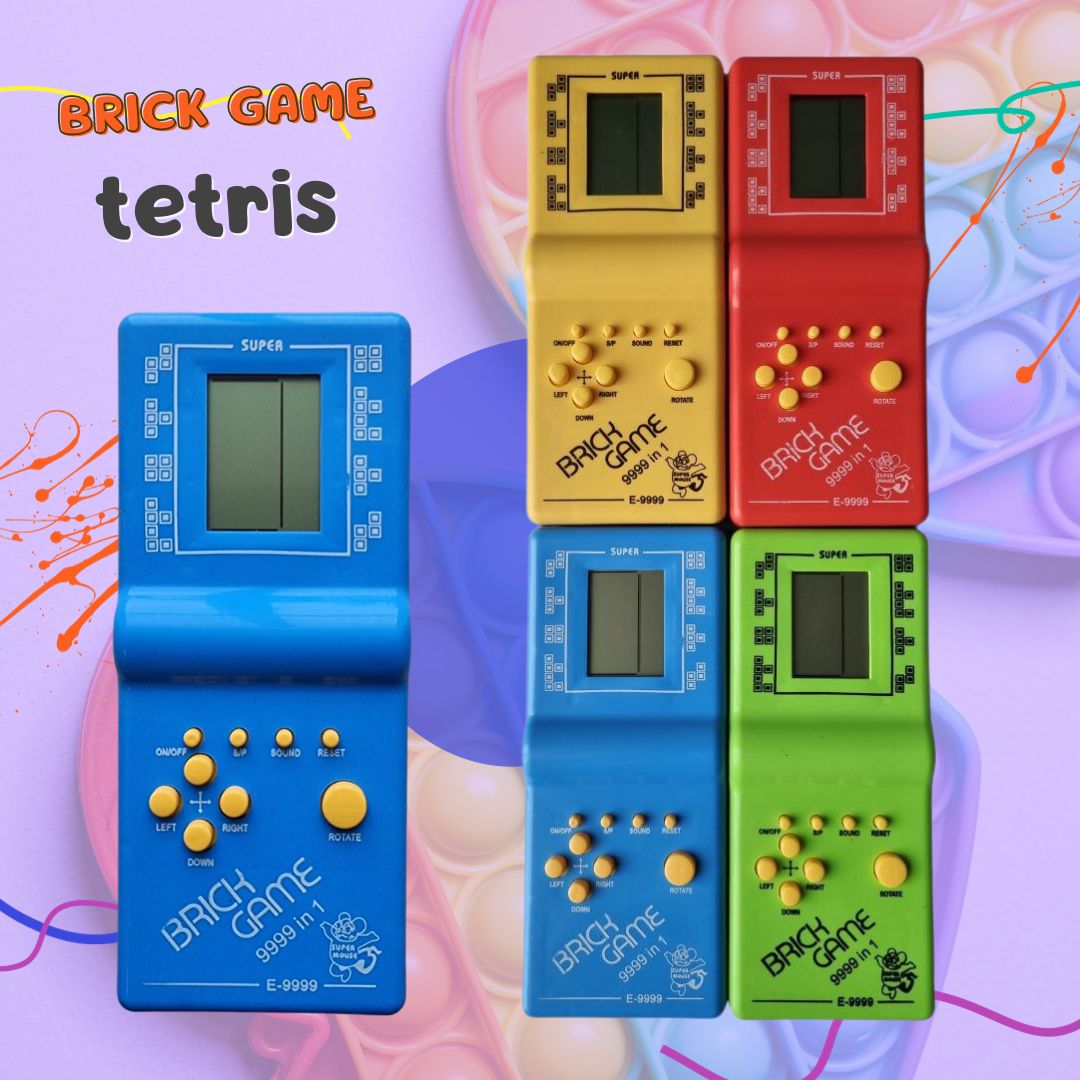 Multigame Station Handy Brick Game Tetris/Permainan Tetris [9999 In 1 ...