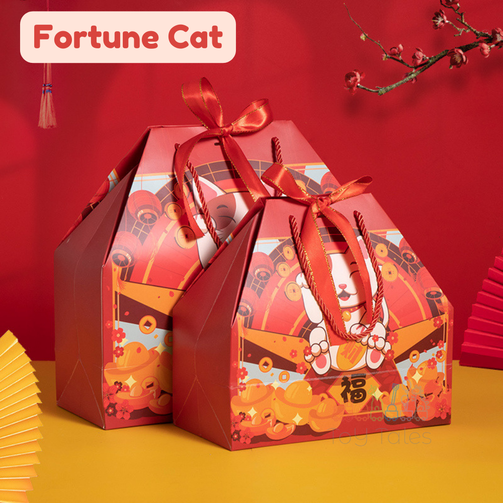 ToyTales 🍭 CNY GIFT BOX 🍭 Chinese New Year 2024 Paper Bag Dragon ...