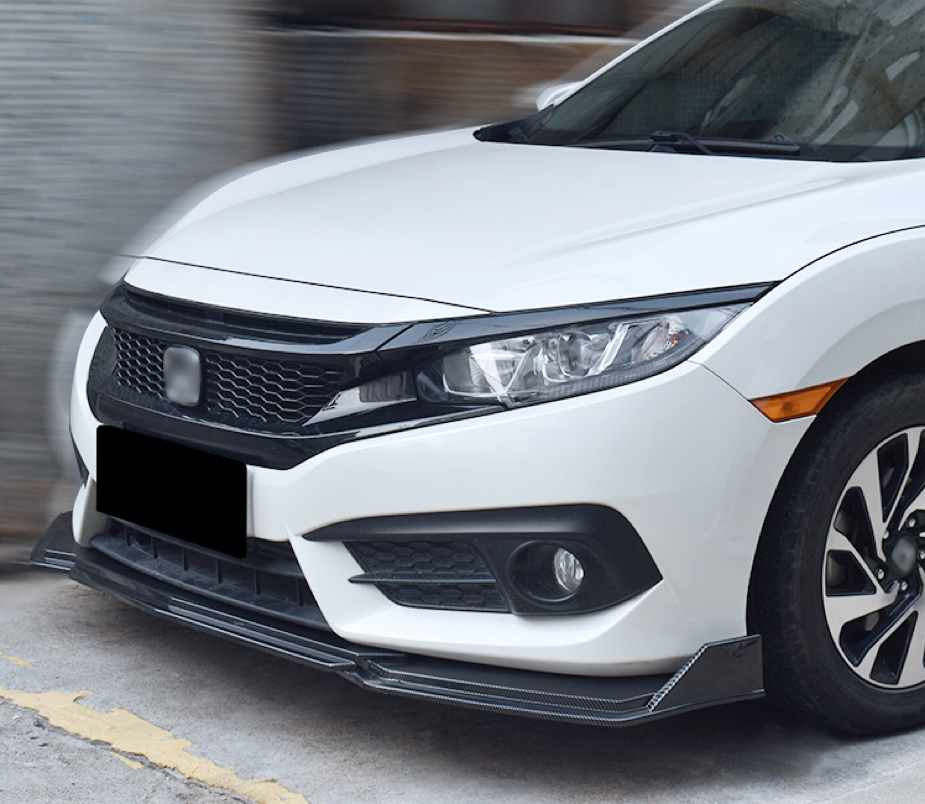 💥NEW💥 Car Universal Front Bumper Diffuser Lip Wrap Angle Splitters ...