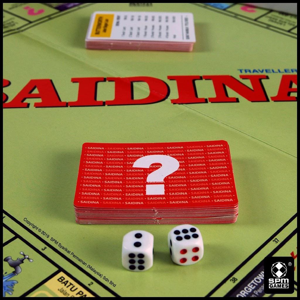 Saidina Traveller Edition Board Games Compact Version for Travel ...