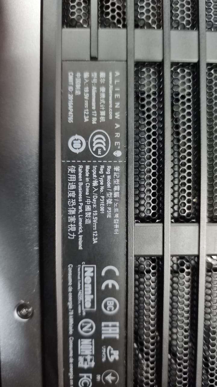 Alienware 17 R4 Gaming Notebook P31E001 | Shopee Malaysia