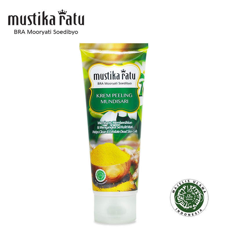 Mustika Ratu Facial Scrub Krem Peeling Mundisari for Cleans & Exfoliate ...