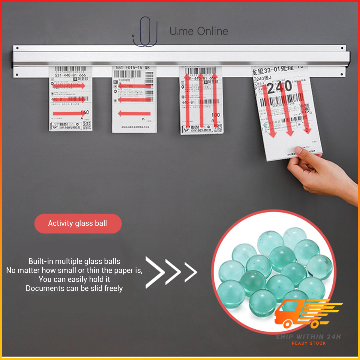U.me Order Holder Kitchen Menu Clip Wall Bill Holder Hotel Order Slip ...