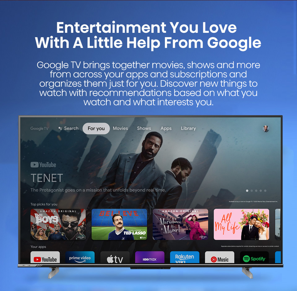 Hisense 75 Inch 4K Smart TV UHD Google TV NEWER Android TV 75 ...