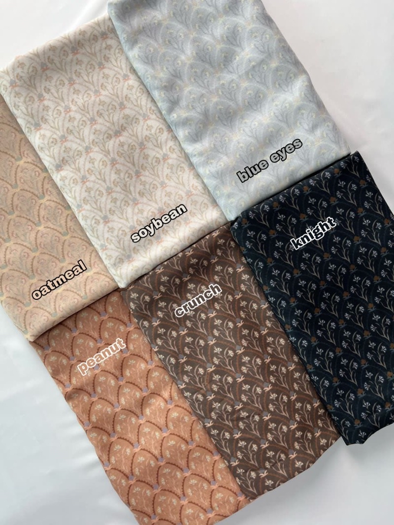 Belhams Monogram Cotton Voile Tudung Bawal Square and Shawl / Juwita ...