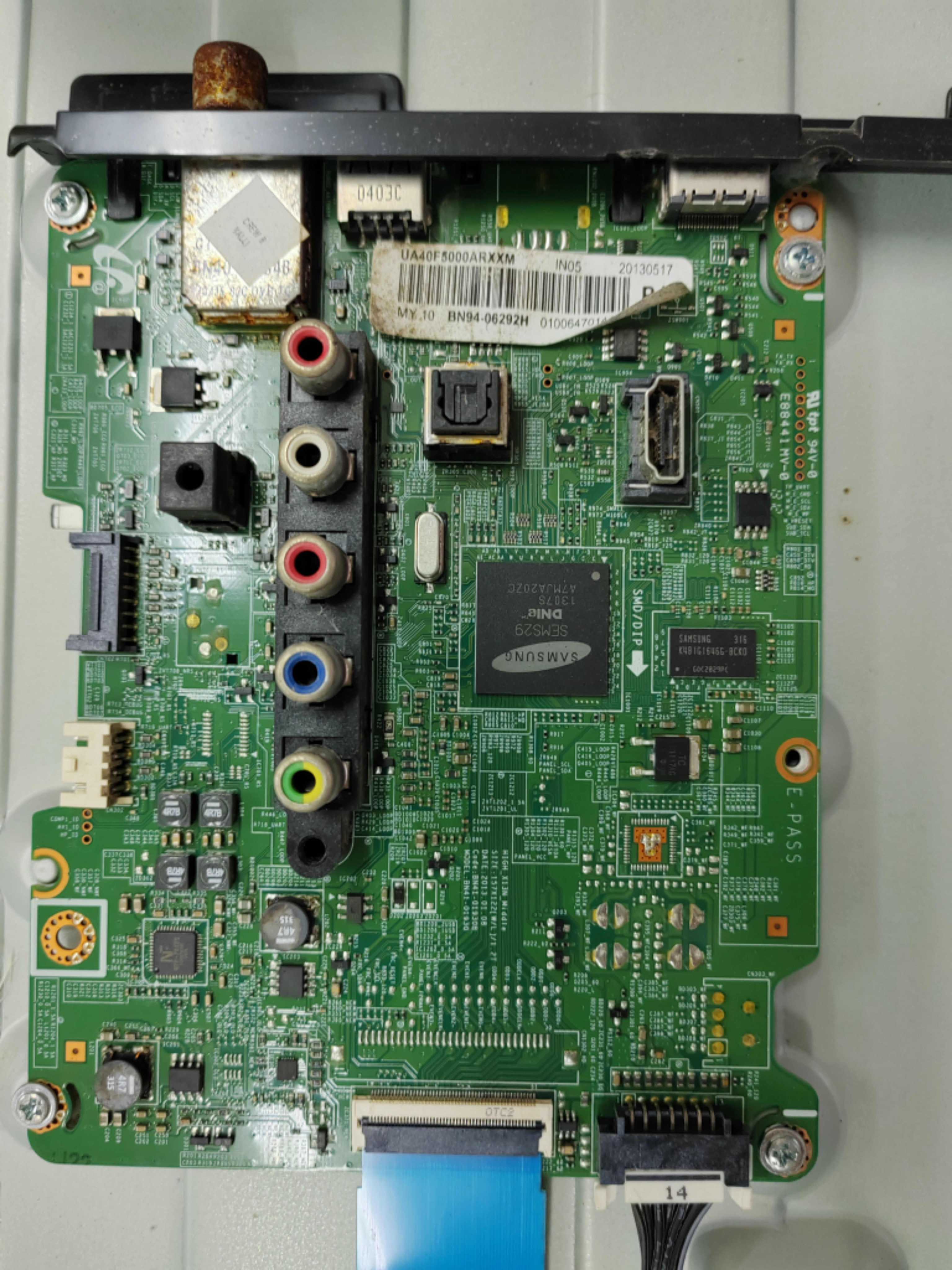 Samsung UA40F5000AR LED TV PowerBoard MainBoard T-CON | Shopee Malaysia