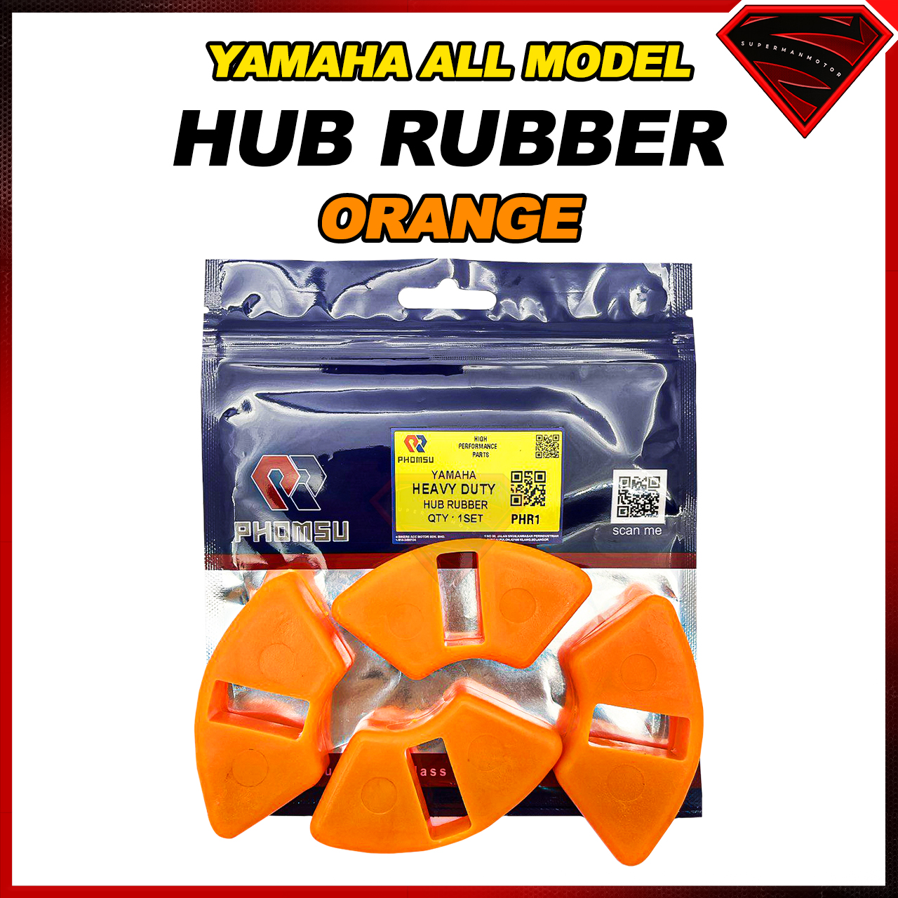 PHOMSU HUB RUBBER HUB GETAH HONDA WAVE100 / EX5 DREAM / WAVE125 ...