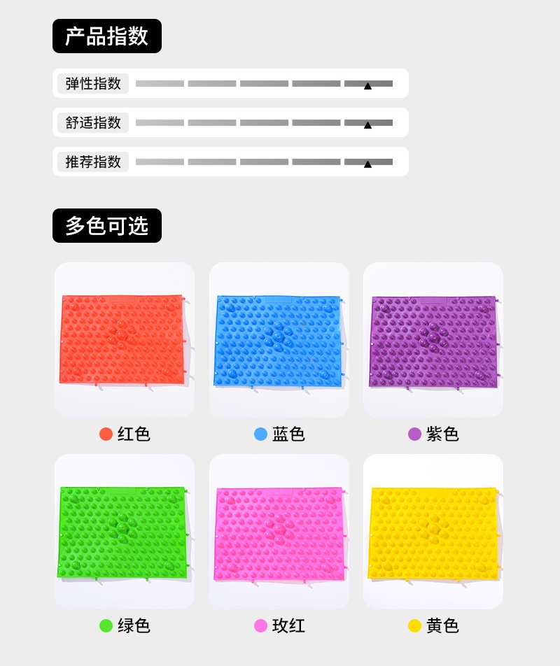 Foot Massager Foot Massage Pad Reflexology Mat Board Toe Plantar ...
