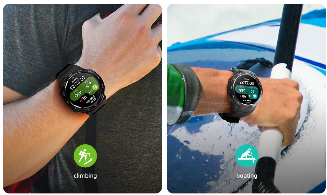 Mibro Watch GS Pro 1.43" AMOLED Dual-Core 2 in 1 GPS PPG Bio Heart Rate ...
