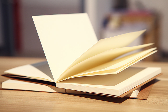Thick Blank Notebook 260 Pages Kraft Paper Book MUJI Style Notebook ...