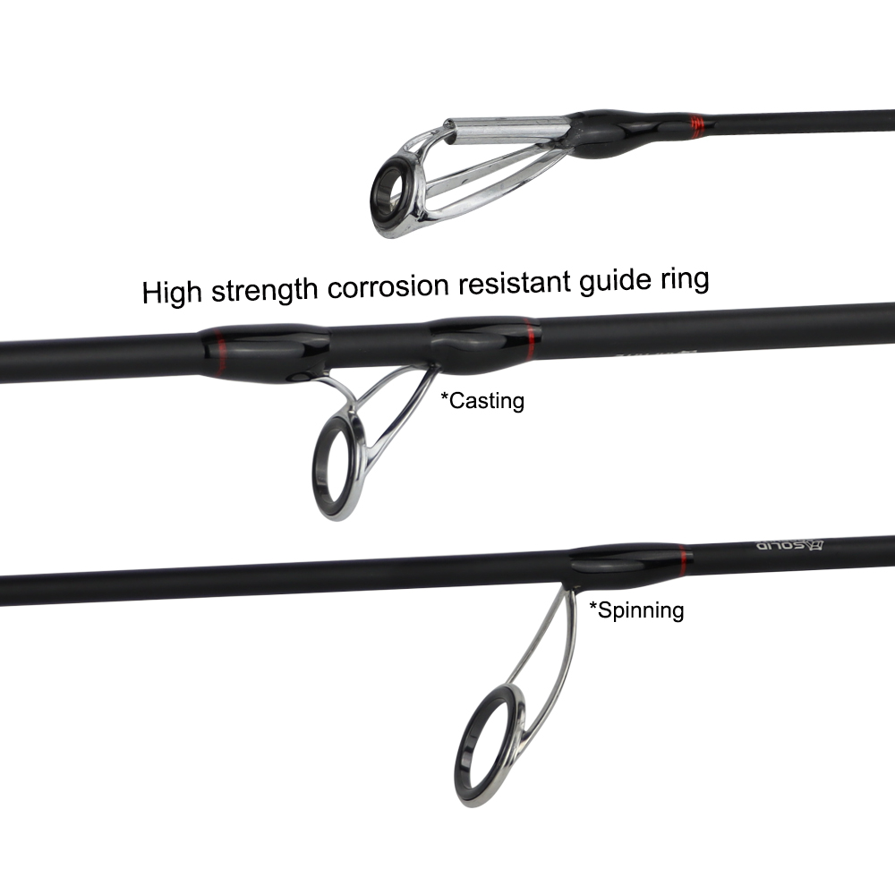 (6'0ft-6'3ft) Tomman Black Ghost Light Jigging Spinning / Casting ...