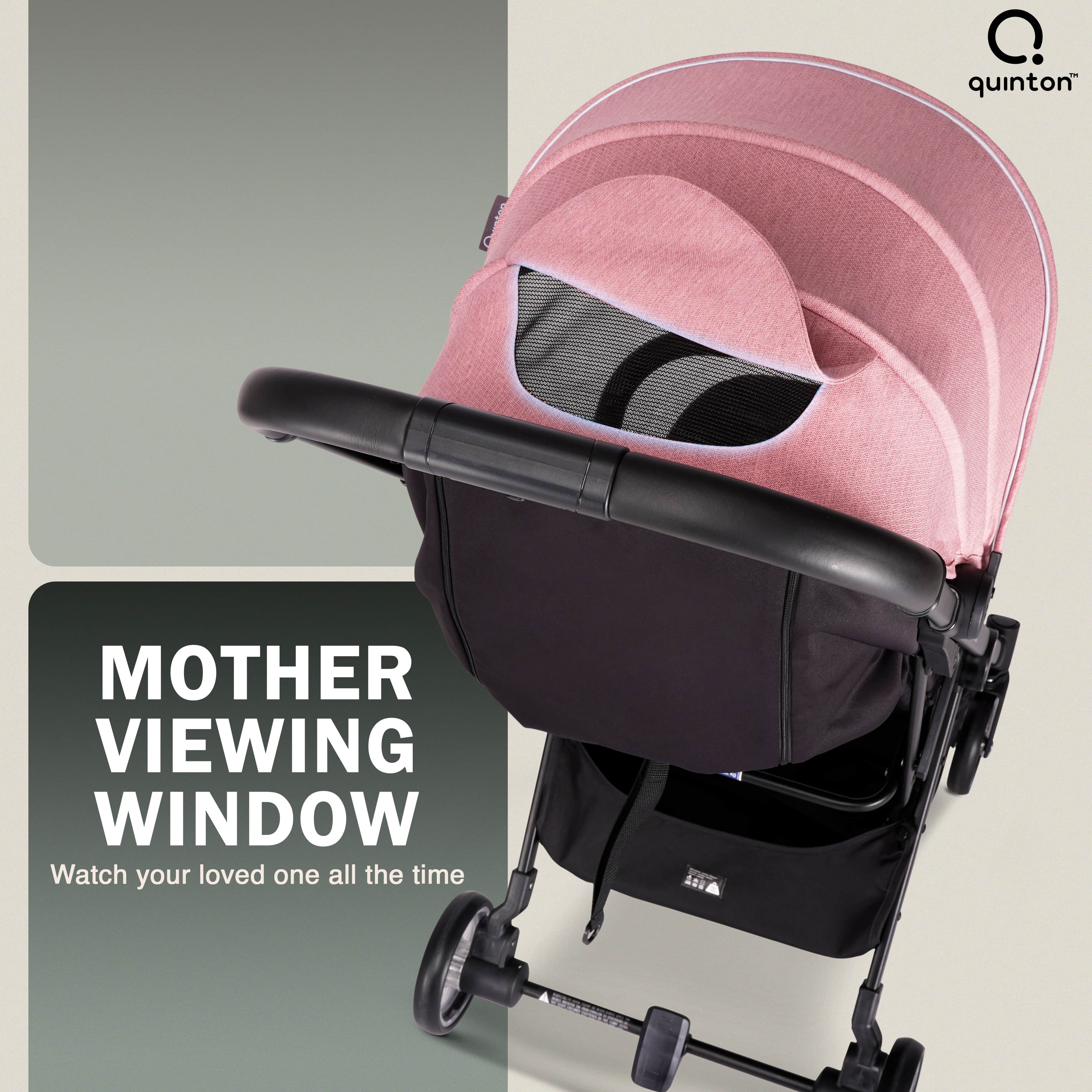 Quinton Light+ Fold Plus Baby Stroller, Easy Auto Folding System, Steel ...