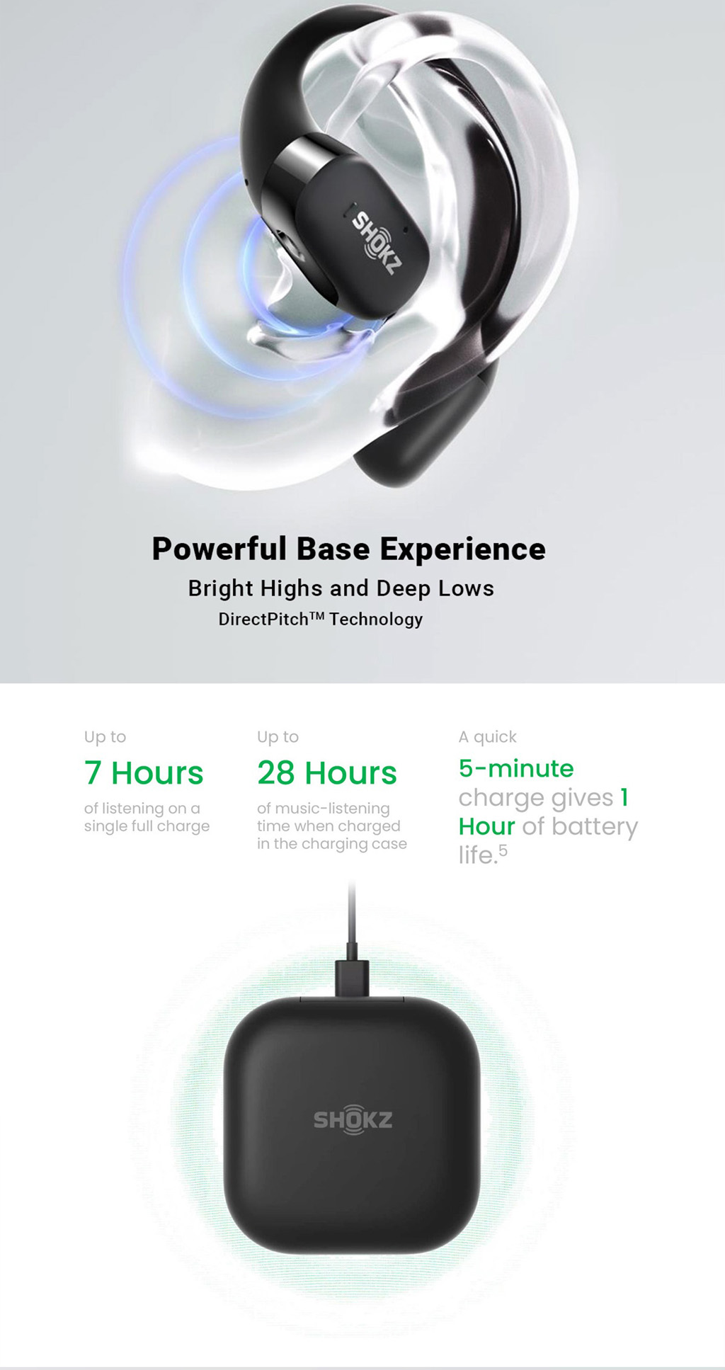 SHOKZ OpenFit Open-Ear True Wireless Earbuds (T910) | Shopee Malaysia