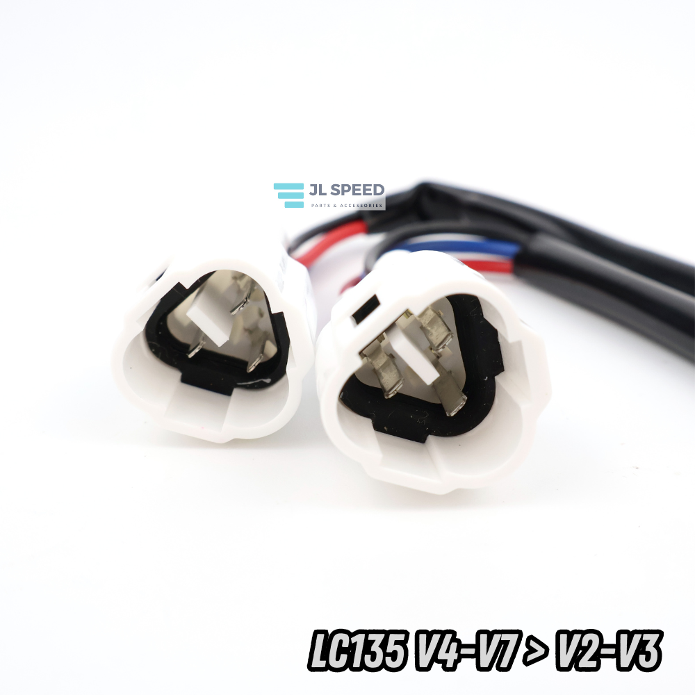 YAMAHA LC135 FRONT SIGNAL SOCKET SOKET SIGNAL DEPAN WAYAR WIRE MODIFY CONVERT CONVERTER LC 135 ...