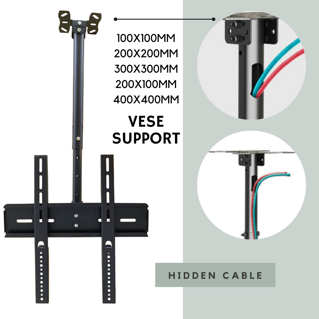 Ceiling Bracket LED TV Wall Mount Bracket / Dual TV Ceiling Mount ...