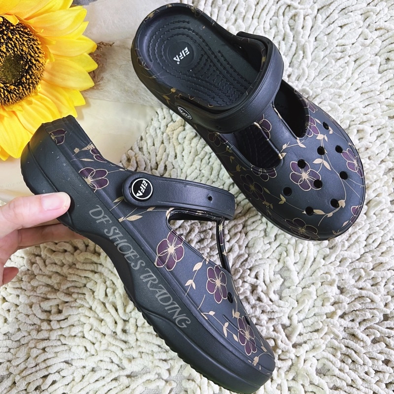 Ready Stock Lady Women Rubber Jelly Shoe Clogs And Mules Sandal ...