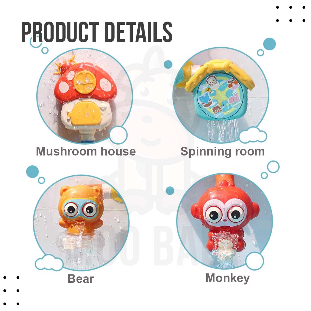 Moo Baby Toy Baby Bath Toy Sprinkle Monkey Baby Bath Toys for Kids ...
