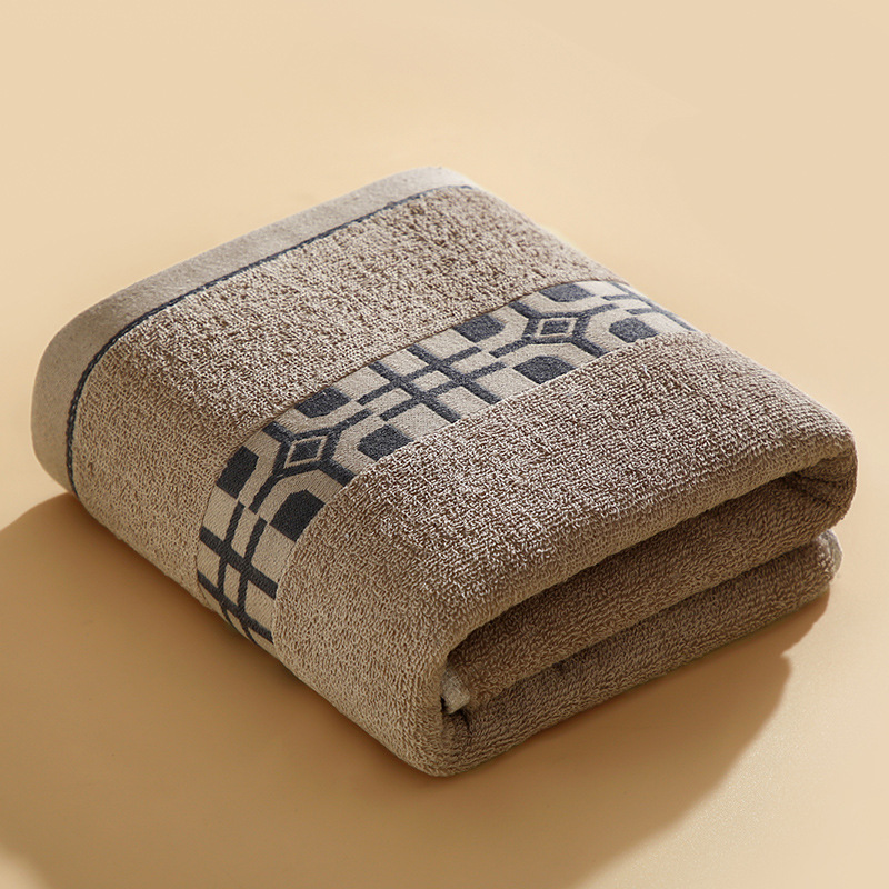 LFENNEL🎁Bath Towel Tuala Mandi 70x140CM Cotton Super Absorbent Water ...