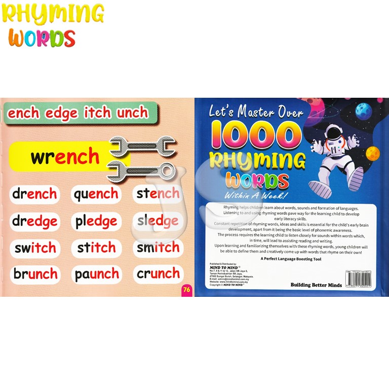 LET'S MASTER OVER 1000 SIGHT WORDS / 1000 RHYMING WORDS | RED WORD ...
