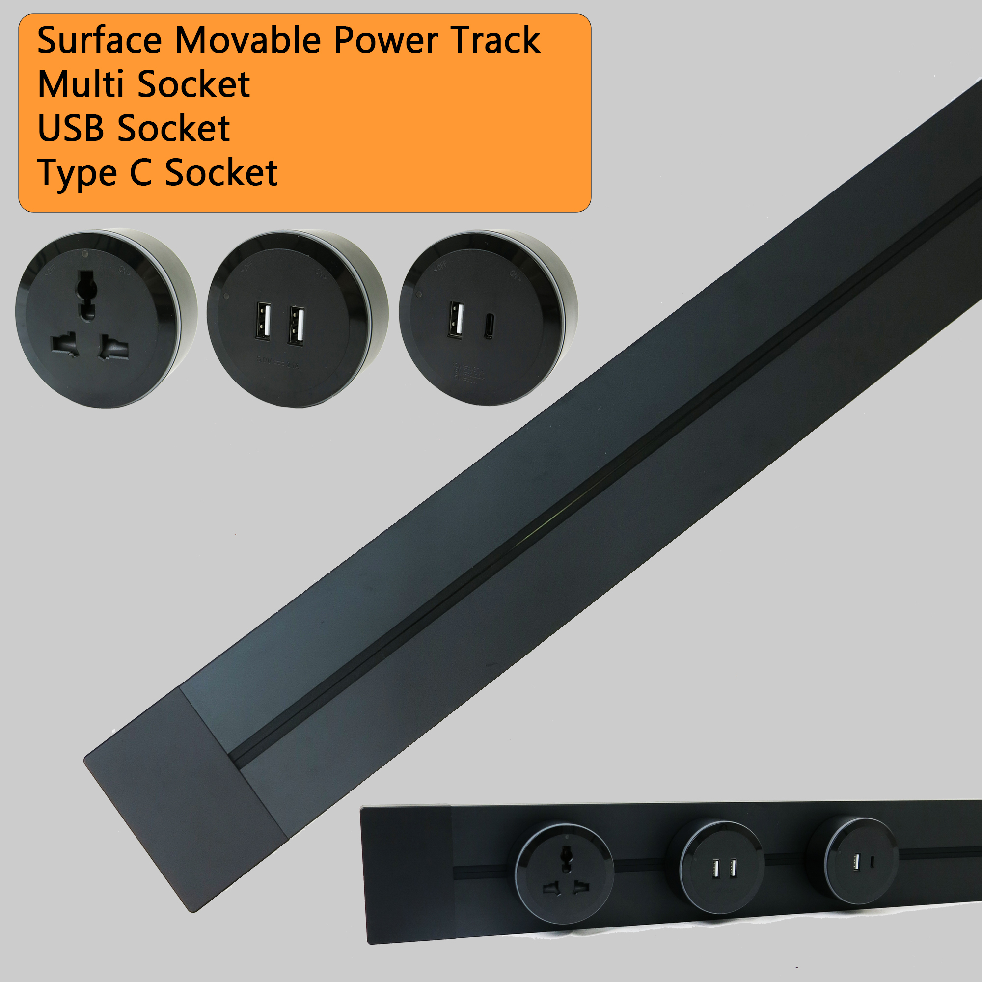 3H Landasan Trek Kuasa Boleh Alih 32A 8000W [40cm/60cm/80cm/100cm ...